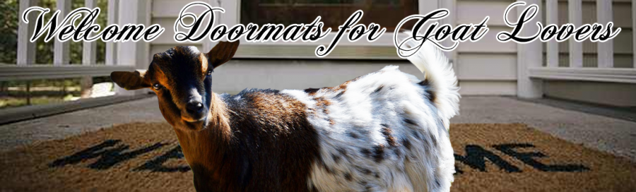 Welcome Doormats for Goat Lovers | totallygoatally.com