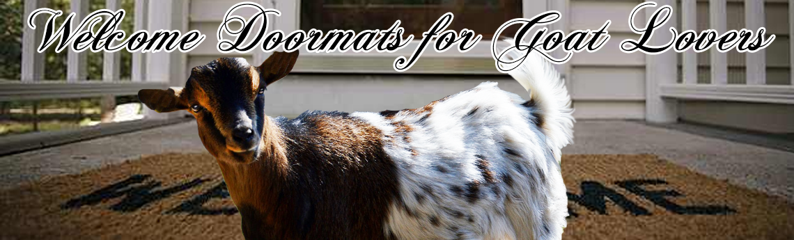 Welcome Doormats for Goat Lovers | totallygoatally.com
